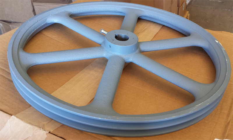 18"x1-3/16" Blower Pulley - Double Groove - AirCool